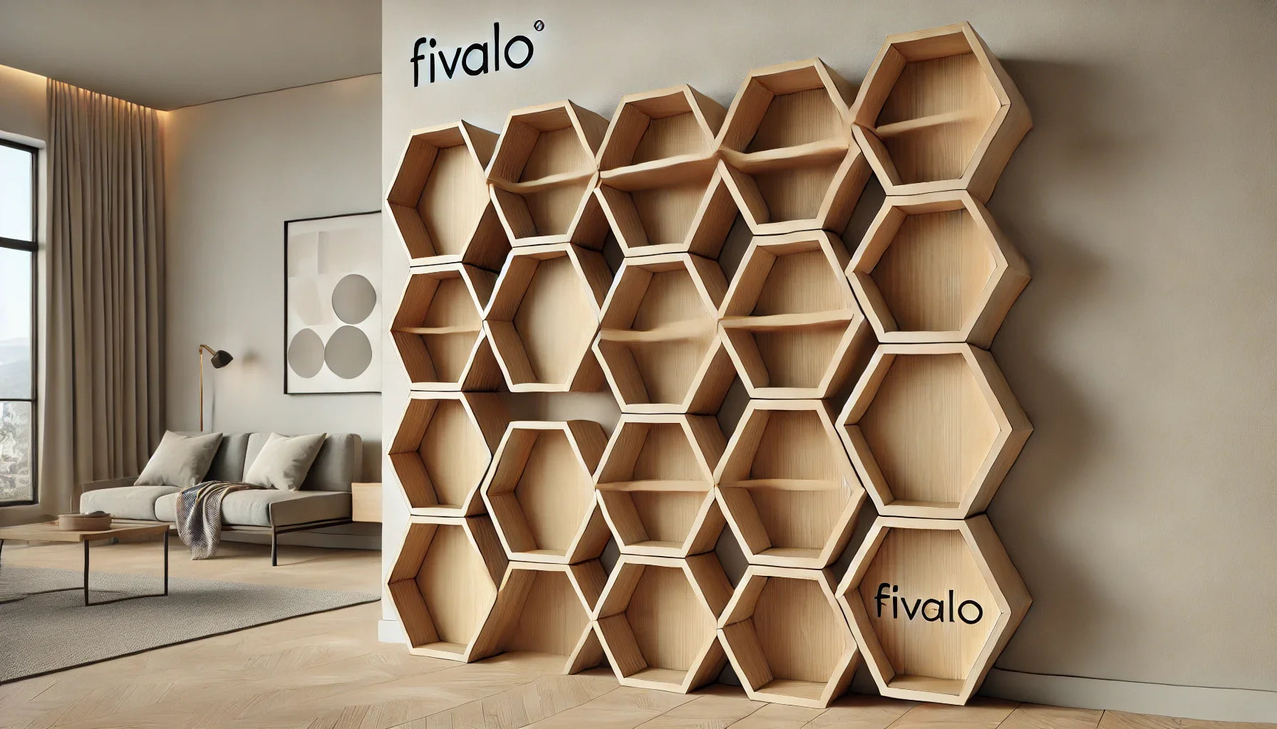 Modular Hexagon Shelving System plan by fivalo – Fivalo
